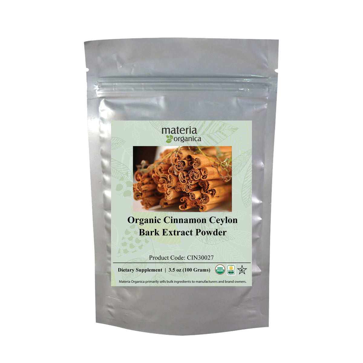 Ceylon Cinnamon Bark Extract Powder, Organic Item #CIN30027 (100 g / 3 ...