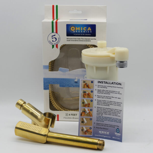 CLOSEOUT: Water by Omica Complete Shower System (Shower Filter + Hand ...